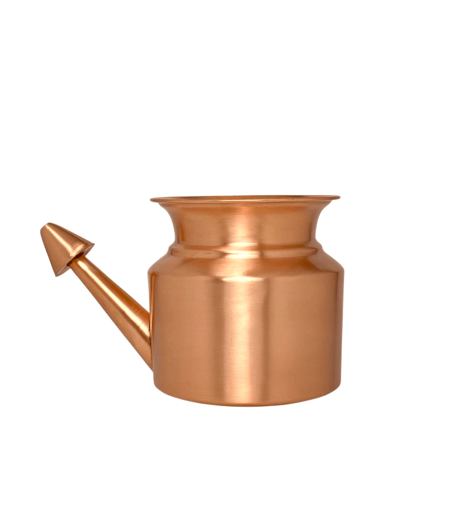Copper Neti Pot 400ml for Jal Neti & Allergy Relief – The Ayurveda Shop