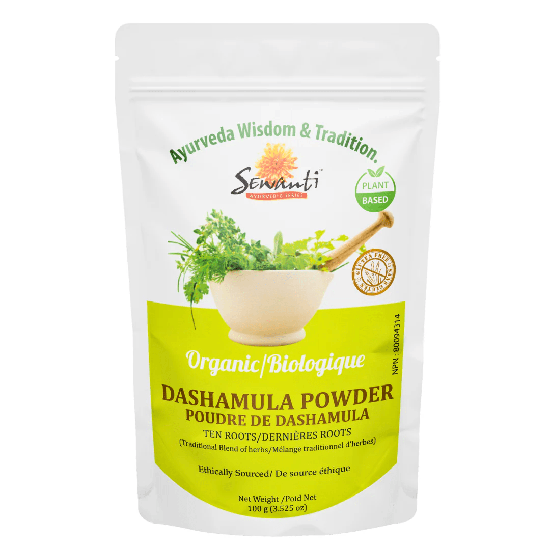 Organic Dashamula Powder - 100g for Nervous System Balance – The ...