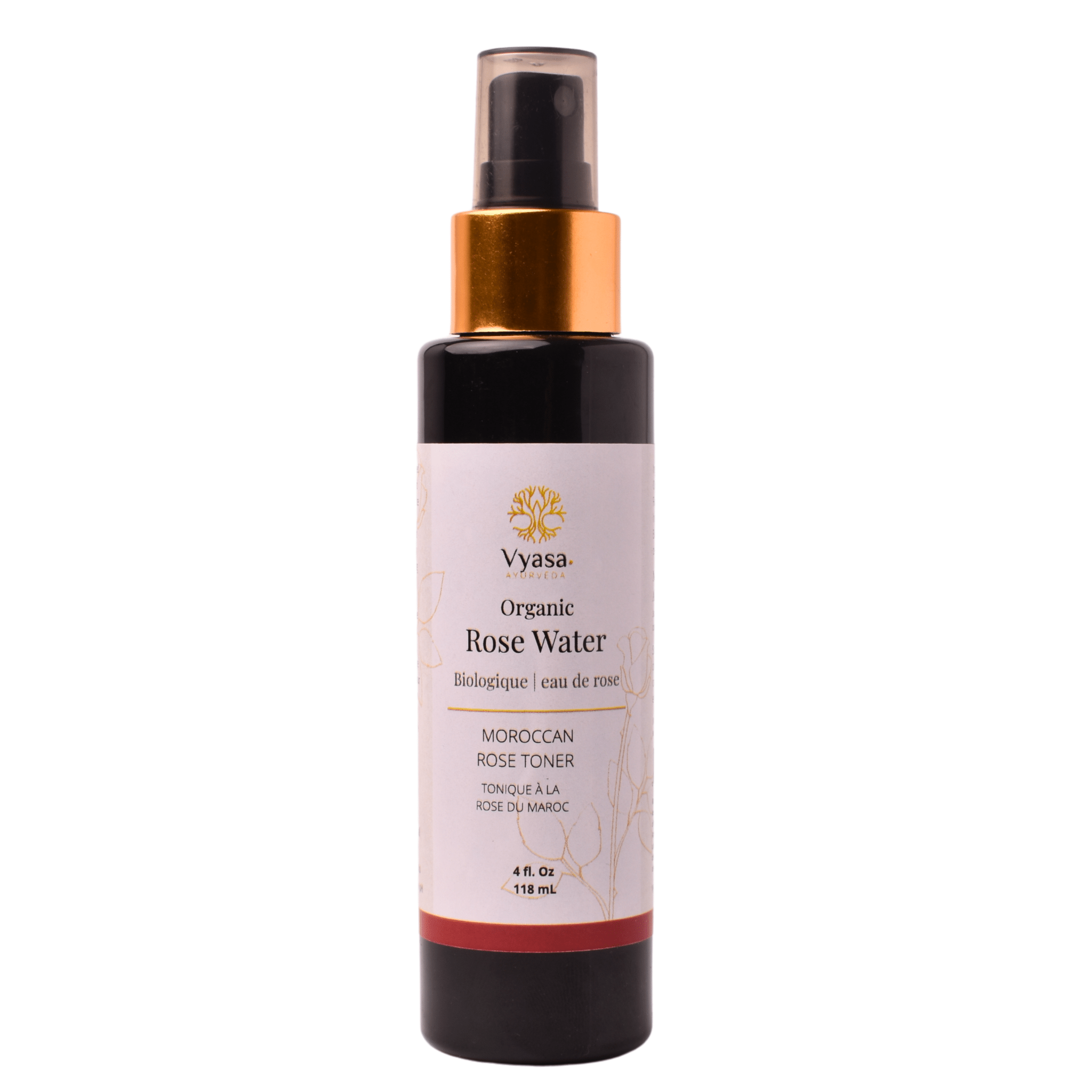 100% Organic Rose Water – Hydrate & Soothe Skin – The Ayurveda Shop