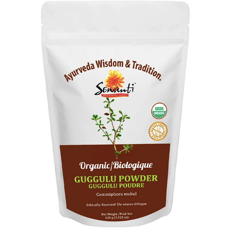 Guggulu Powder - Organic, 100g (Natural Joint Support, Strengthens Mus ...